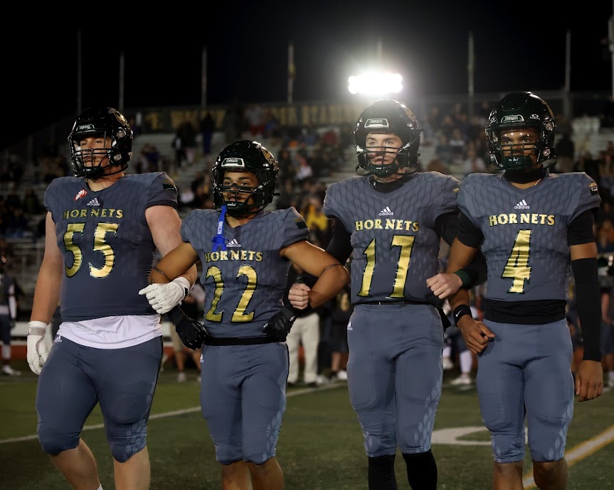 Football - Santos and Cooper lead Hornets to Senior Night rout of Allen ...